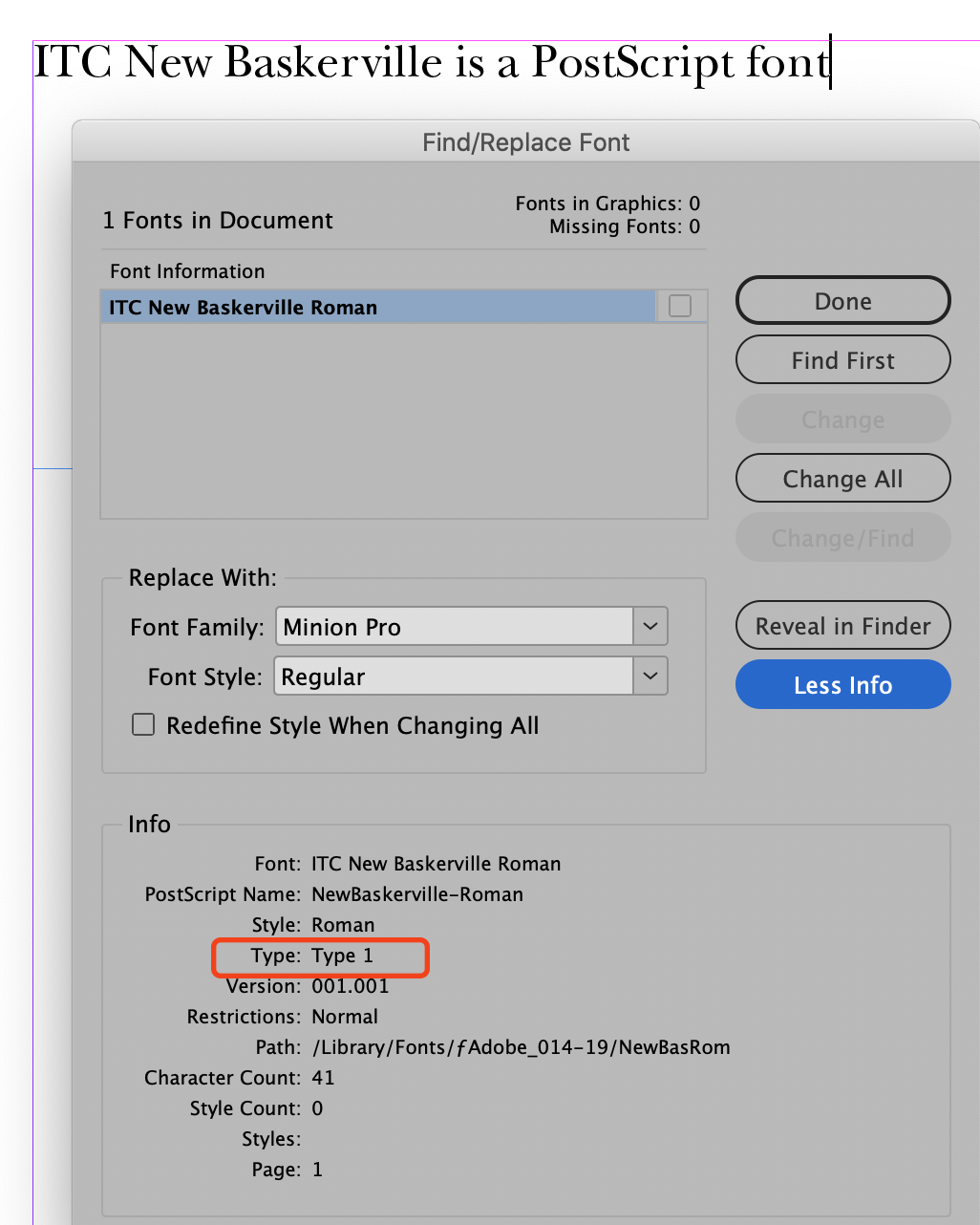 Solved: Indesign 2020 15.1.1 no postscript font support on... - Adobe ...
