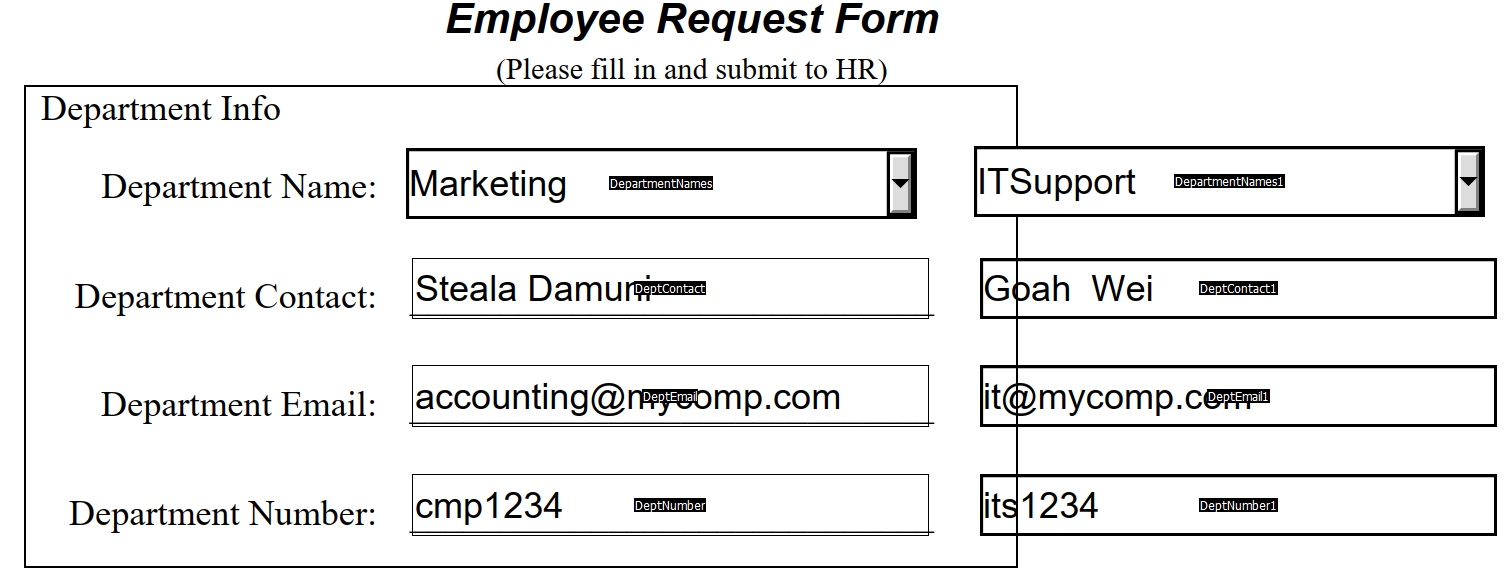 Multiple Combo boxes using the same set of predete... - Adobe Product ...