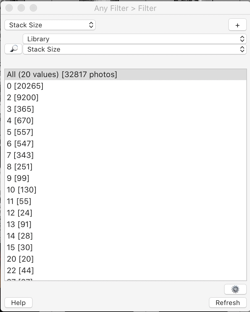 Stacking represented in filter options? - Adobe Community - 11390431
