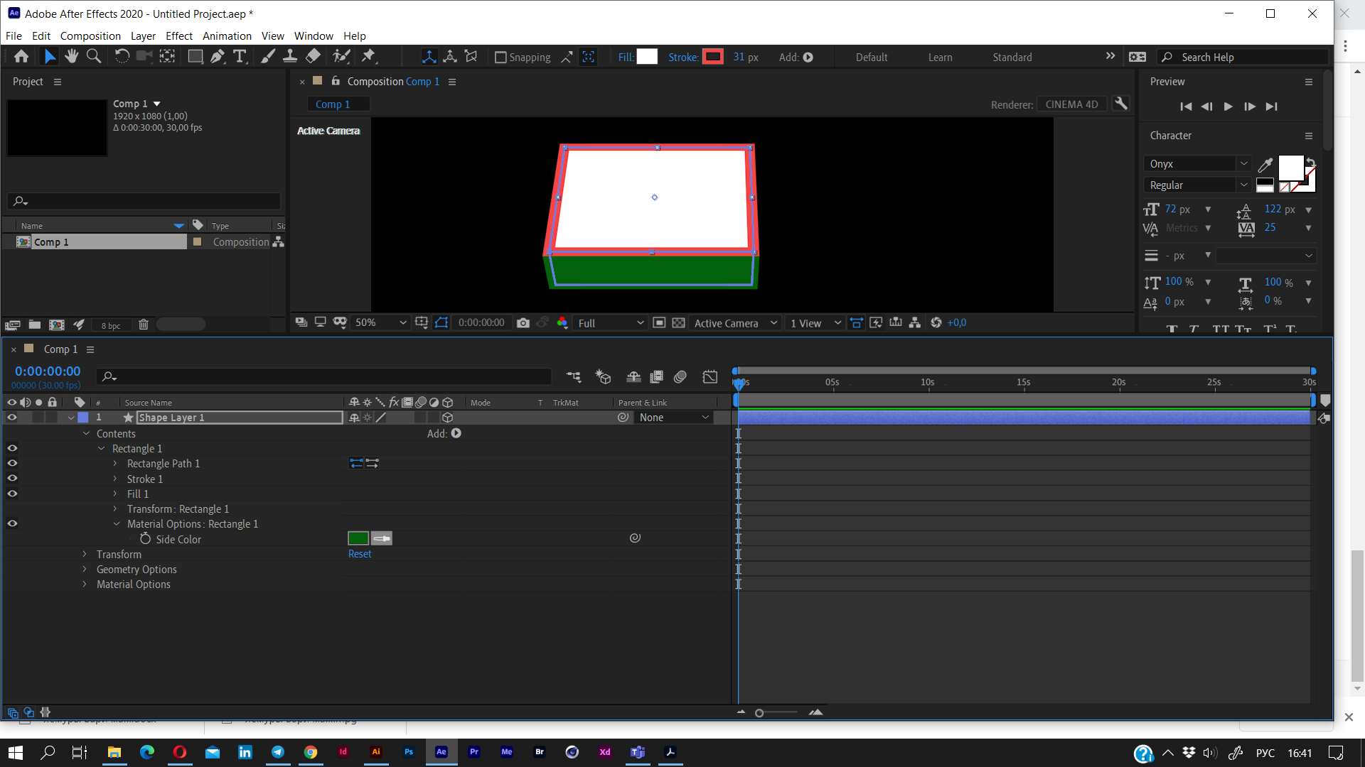 Adding stroke to extruded shapes - Adobe Product Community - 11391231