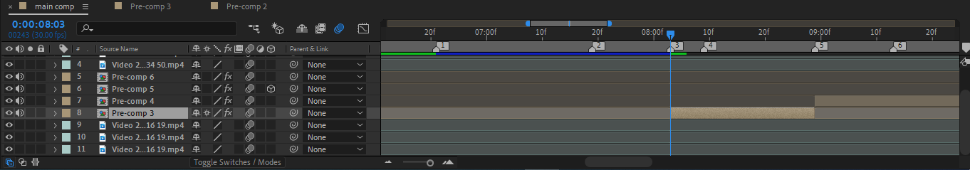 time changes in new precomp - Adobe Community - 11392778