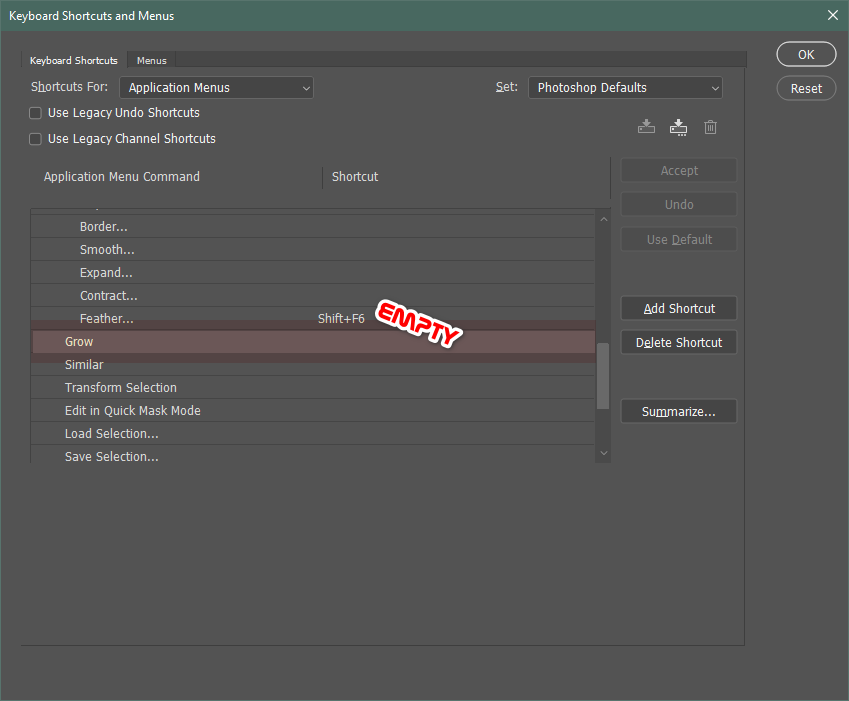 Solved: shift + F5 does not work correctly. - Adobe Product Community - 10606414