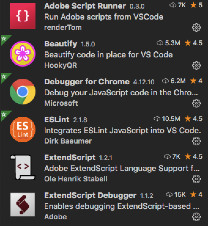 VS Code Extensions for ExtendScript Coding? - Adobe Community - 11398717