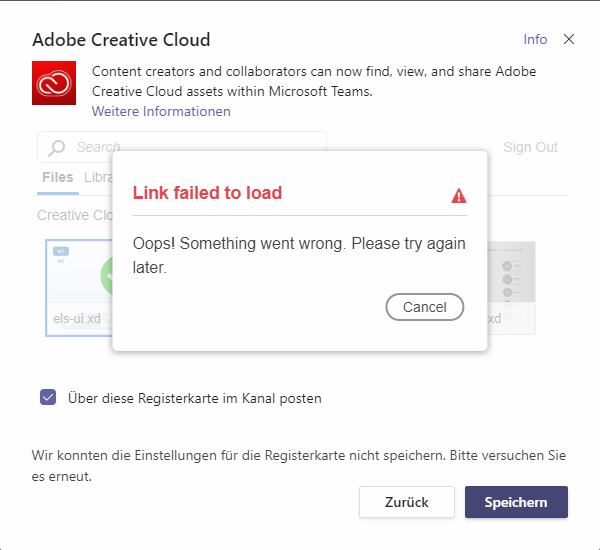 Adobe XD in Microsoft Teams - Adobe Product Community - 11401732