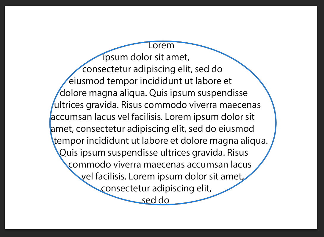 Solved: Type text horizontally in an ellipse - Adobe Product Community ...
