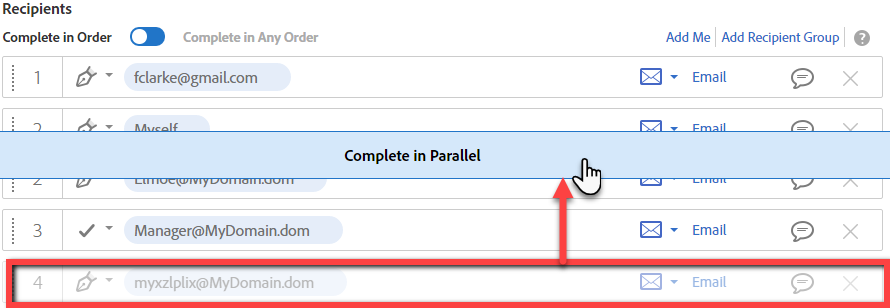 Learn more about all the Signing orders in Adobe S... - Adobe Product ...