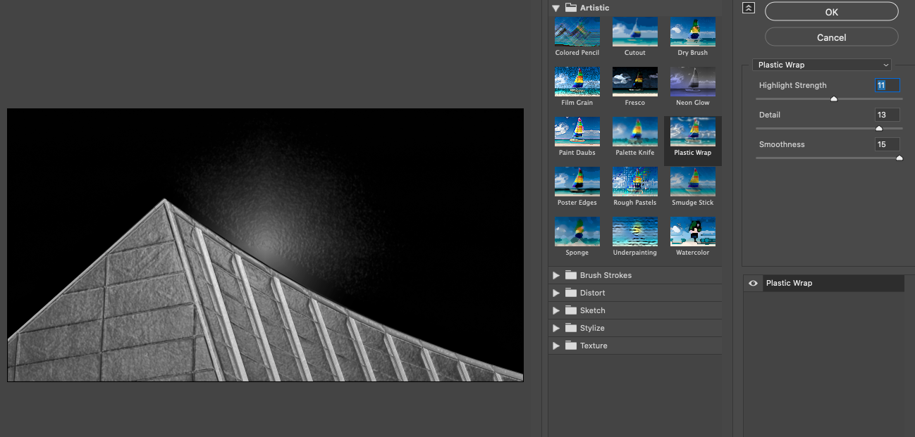 Plastic Wrap acting like a cheap portrait filter. ... - Adobe Product ...