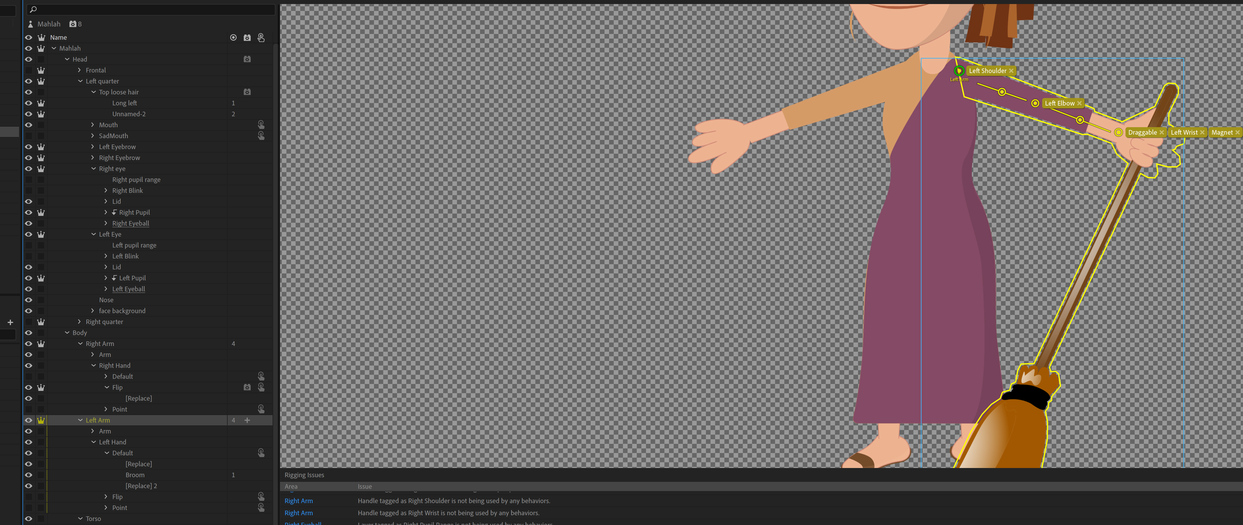 What is the best way to make a character sweep wit... - Adobe Product ...