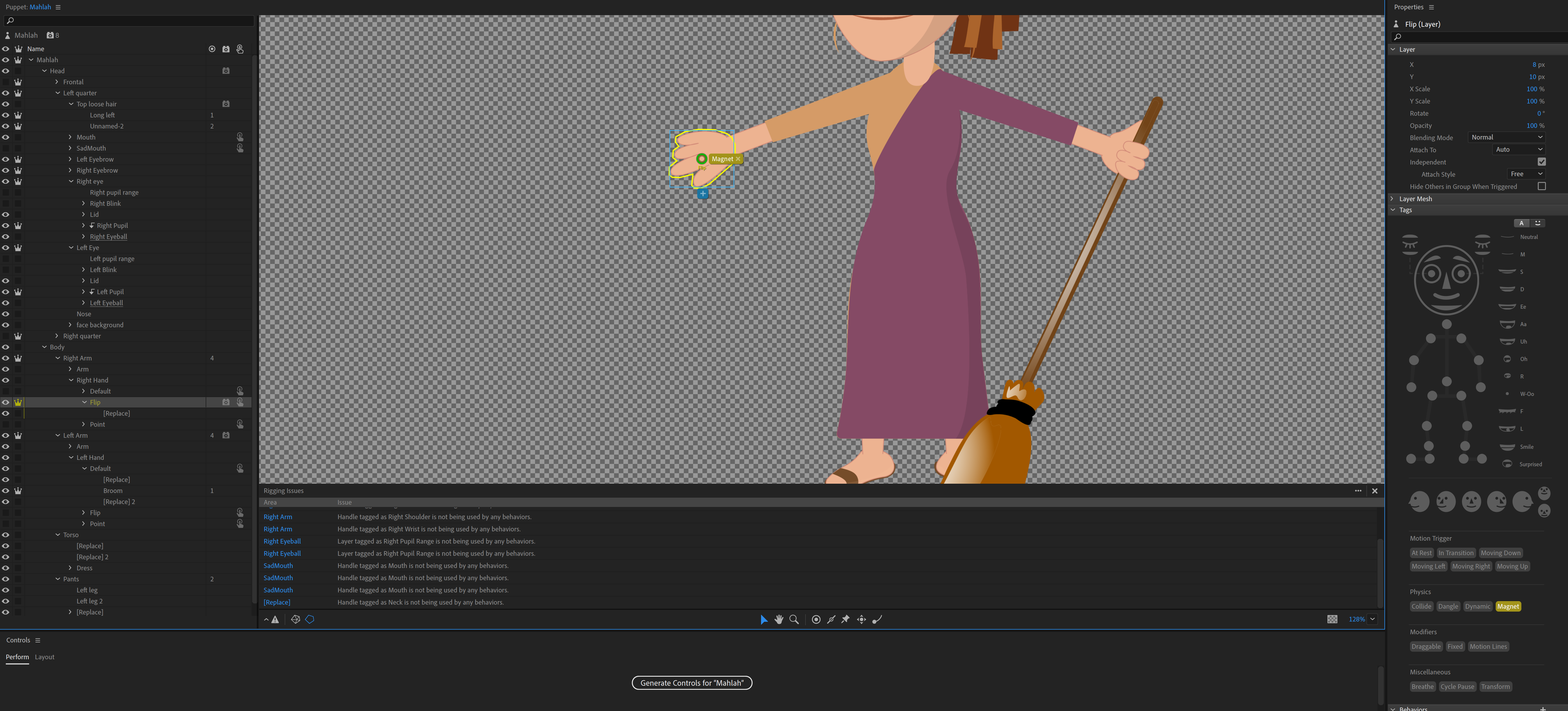 What is the best way to make a character sweep wit... - Adobe Product ...