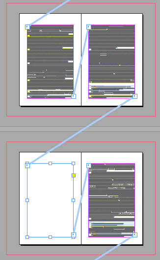 Solved: text skipping text frames - Adobe Product Community - 11417501
