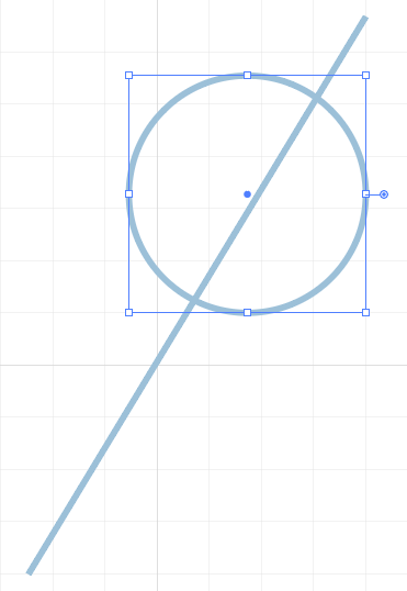 Solved: How to connect center of circle with line? - Adobe Product ...
