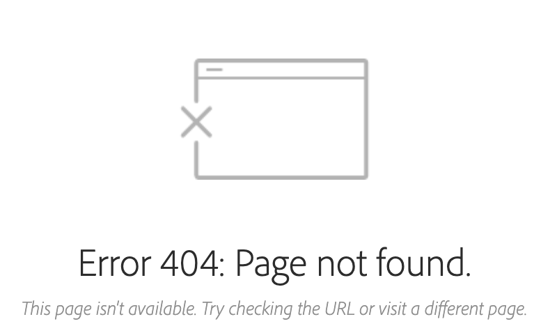 Solved: Error message - Adobe Community - 11419647