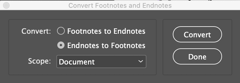 Solved: Inserting footnotes back into the text flow with a... - Adobe ...