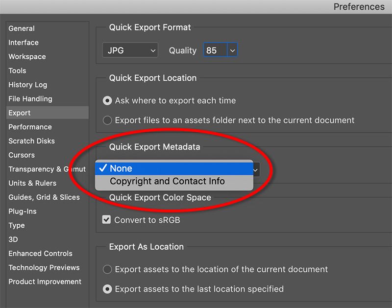 Solved: Export to .PNG does not allow me to save metadata - Adobe Community - 11424454