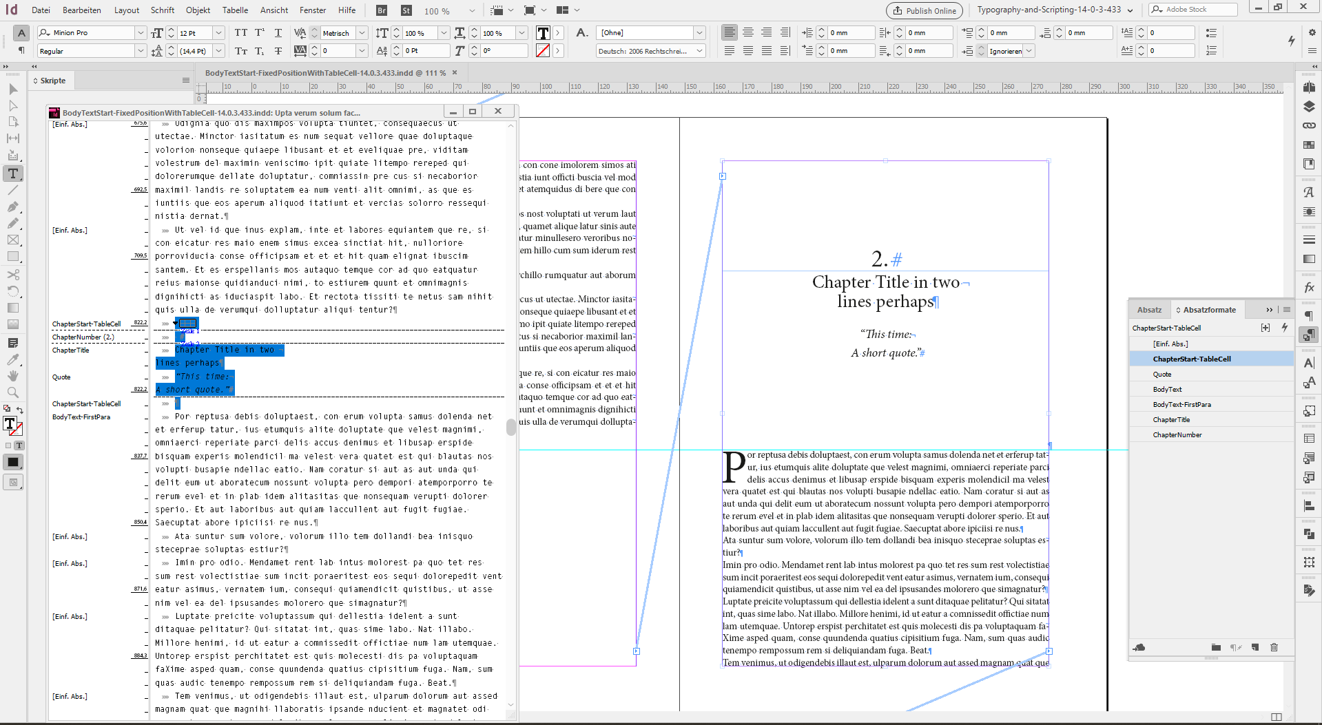 Solved: How to Start Chapter Text at a Fixed Position on t... - Adobe ...