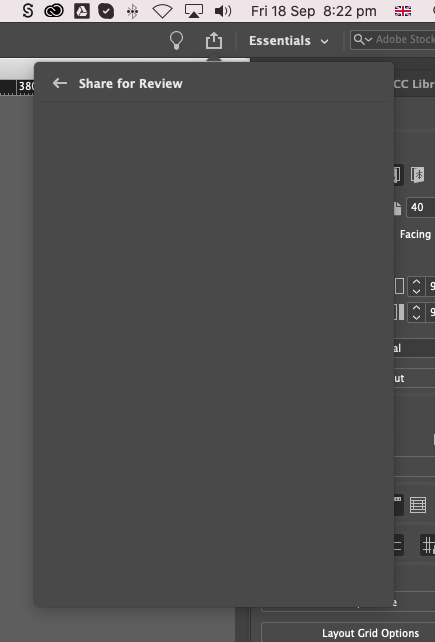 Solved: InDesign Share for Review blank window - Page 2 - Adobe ...