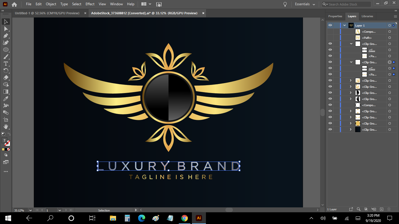 Solved: Editing a Stock Vector Logo - Adobe Product Community - 11445798