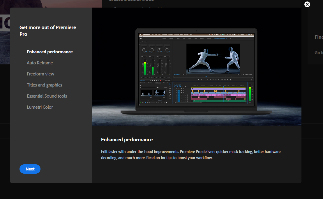 Welcome Tour every time I open Premiere Pro - Adobe Product Community ...