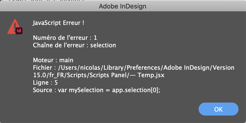 Solved: Script | Selection on merged row makes indesign cr... - Adobe ...