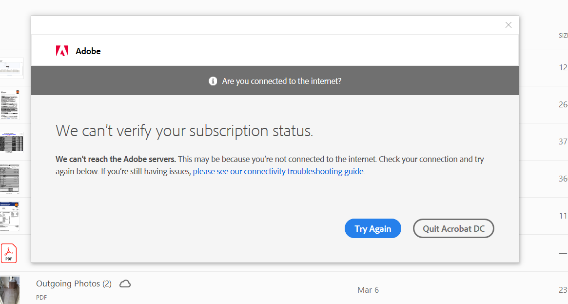 Error code 110 - Adobe Product Community - 11318057