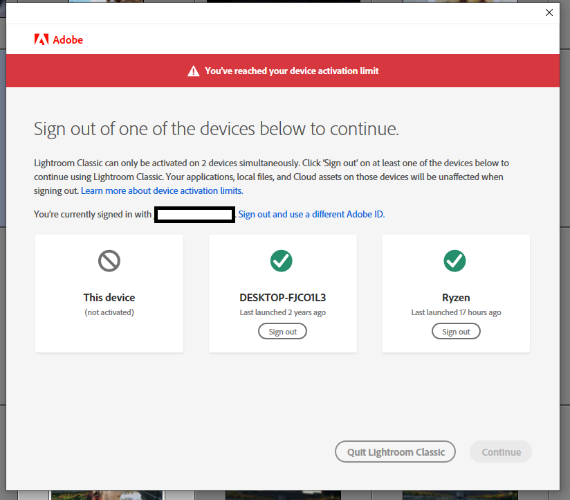 Log in issues - Adobe Community - 11457203