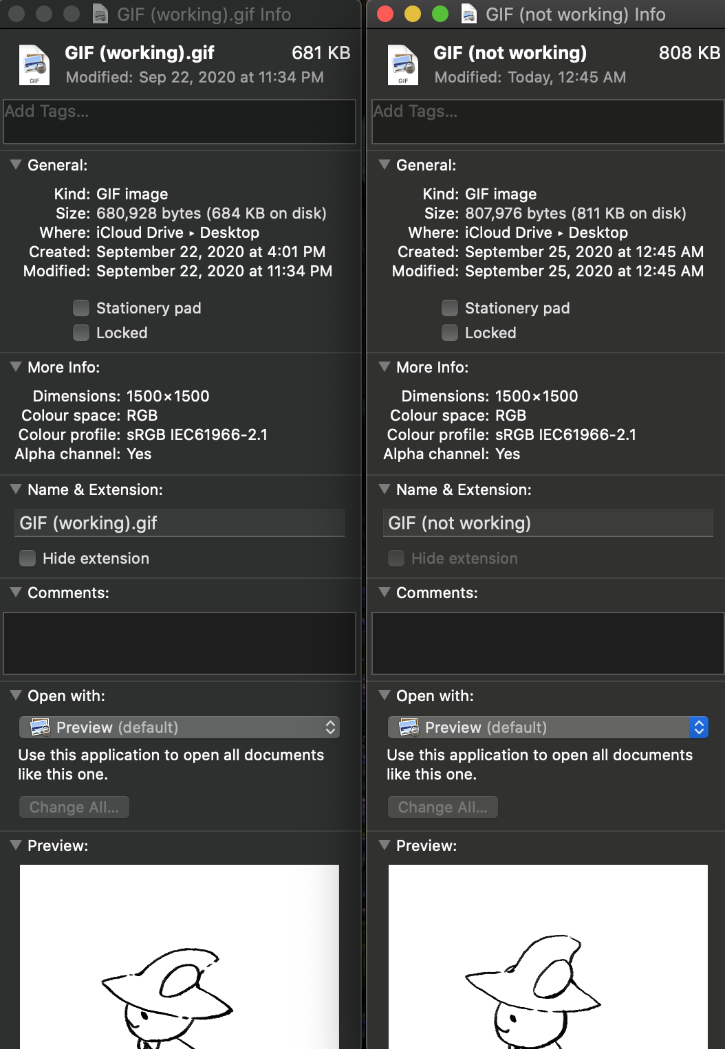 GIF Export/Render Issue (Photoshop 2020) - Adobe Product Community ...