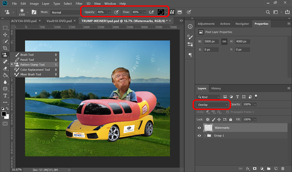 Adding a watermark - Adobe Product Community - 11462916