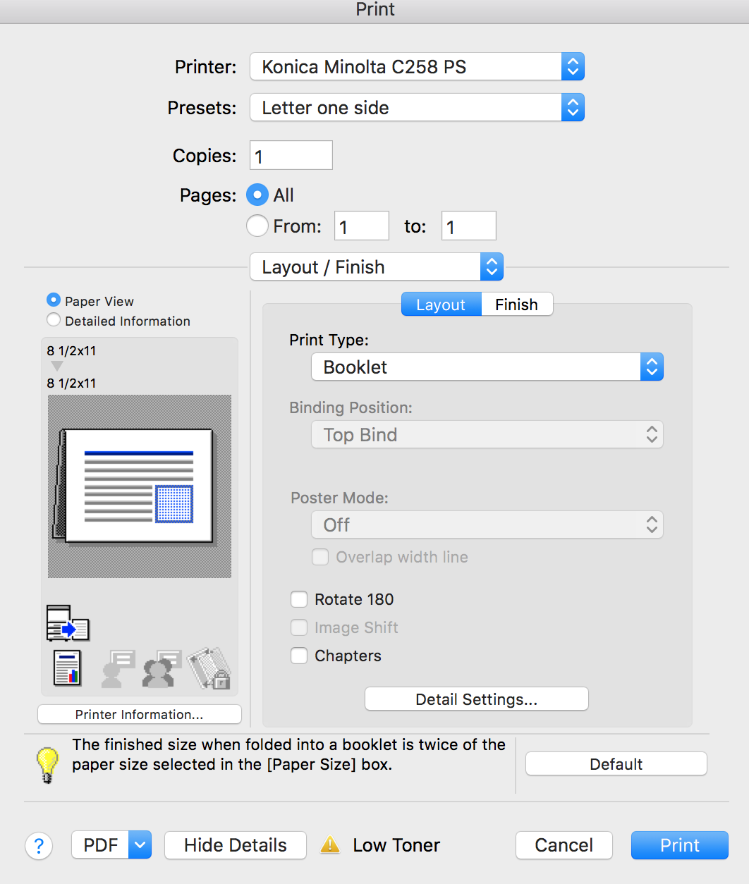 Booklet printing issue - Spreads print on one sing... - Adobe Community ...