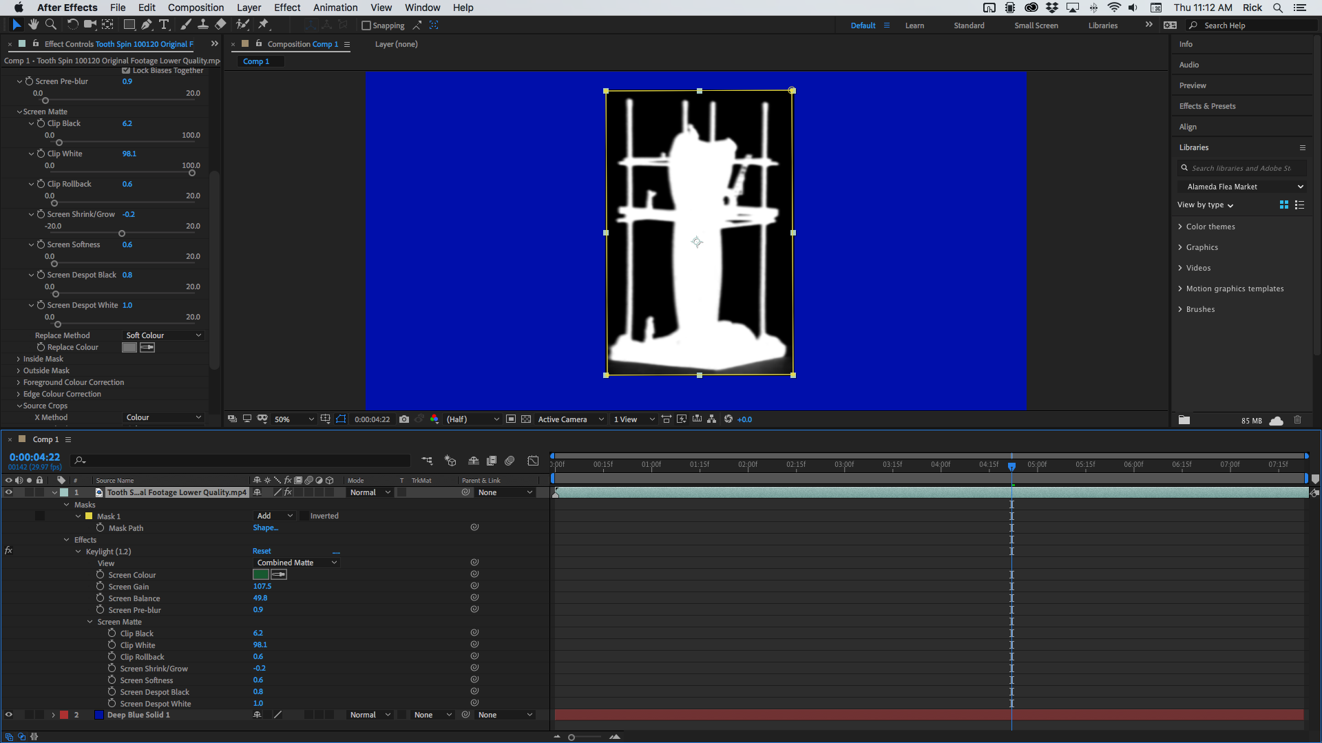 After Effects Chroma Keying: Retaining Thin Detail... - Adobe Community ...
