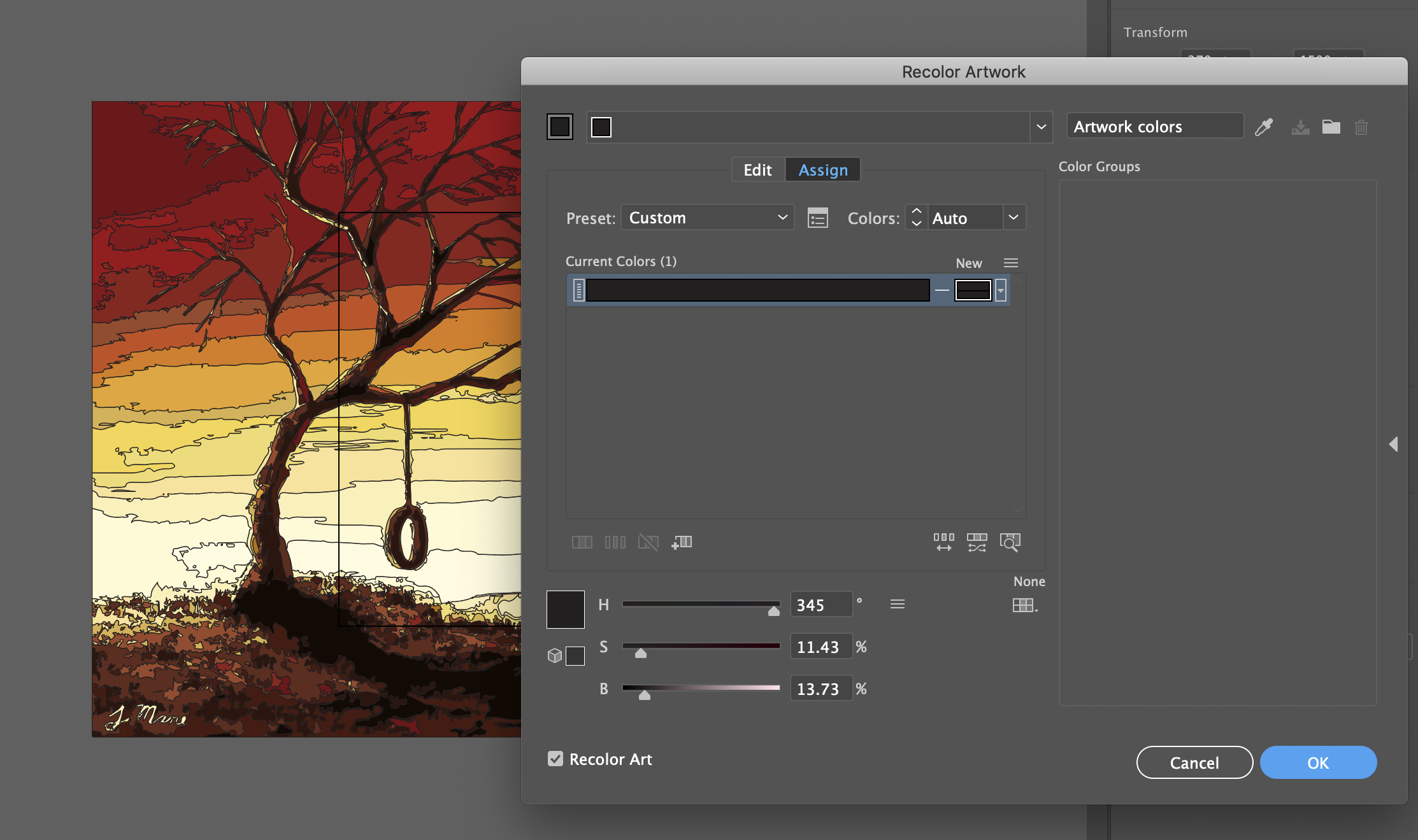 recoloring image - Adobe Community - 11482552