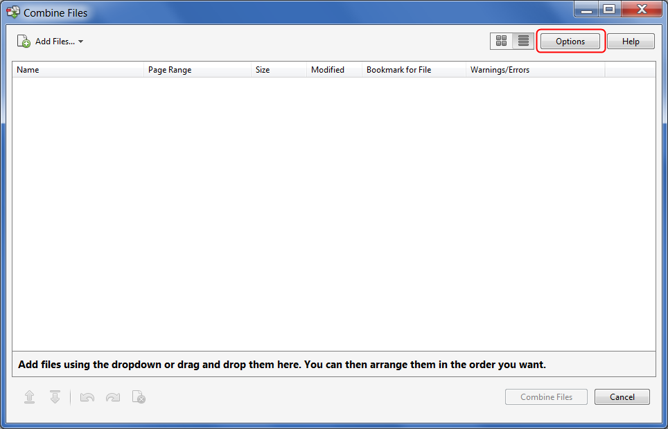 combining multiple files into one PDF without it b... - Adobe Product ...