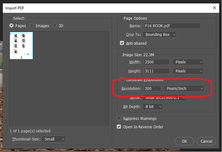 Place embedded resolution query - Adobe Support Community - 11495103