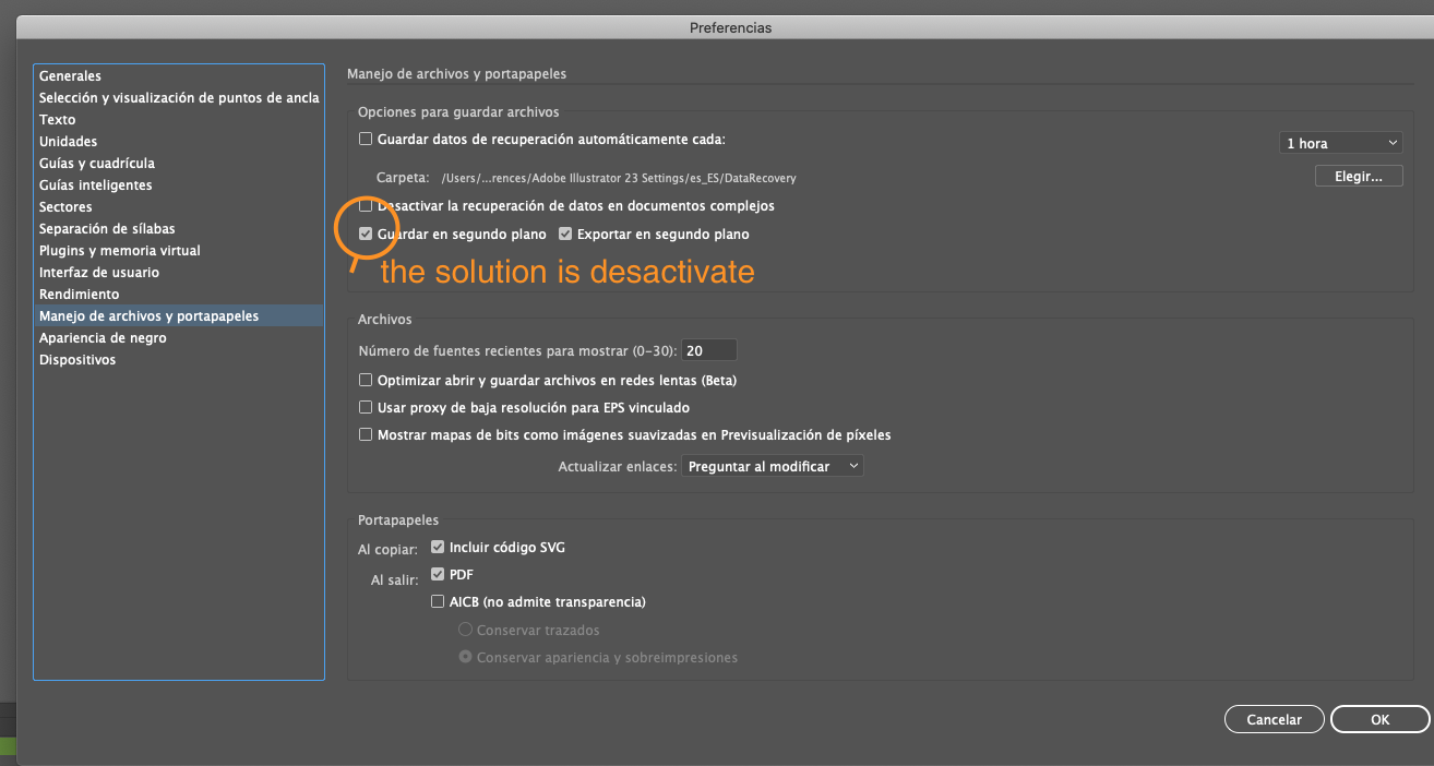 Solved: File saves but when I try to close the file it thi... - Adobe ...