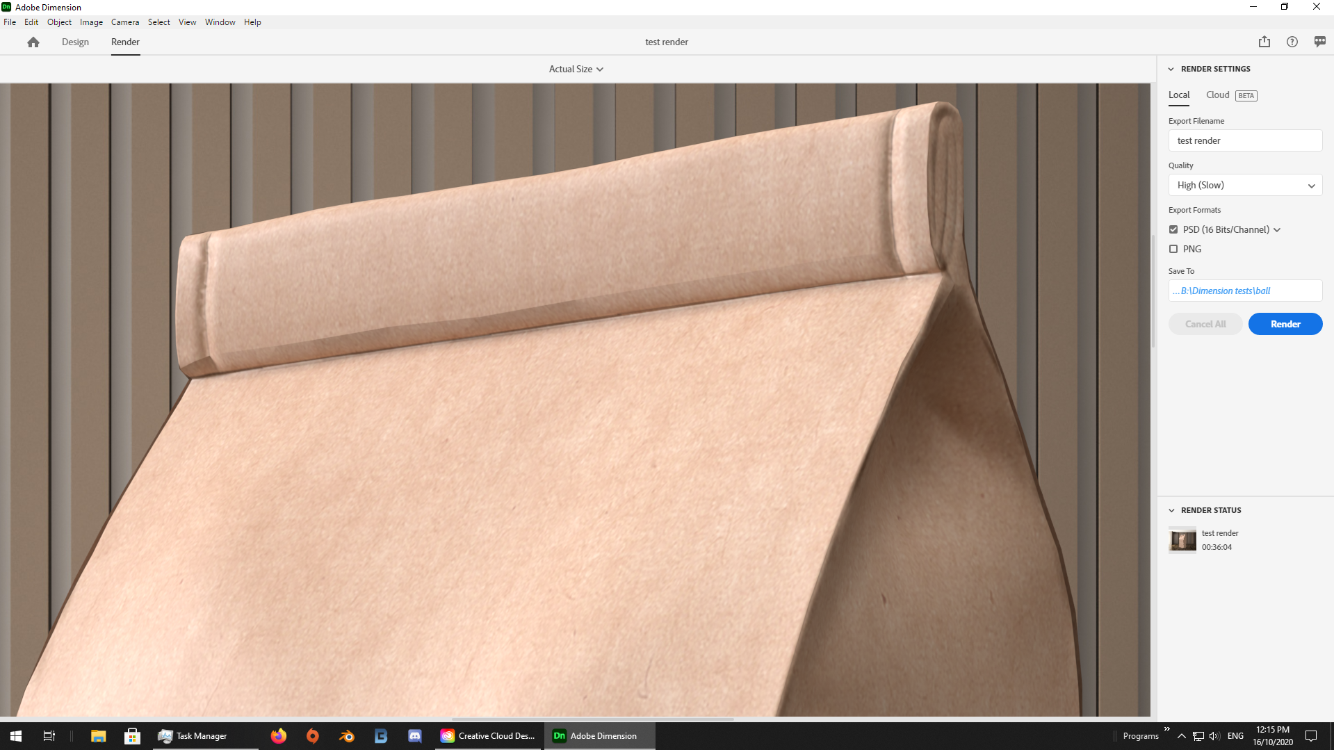 Solved: Dimension Render is Being Cancelled - Adobe Product Community ...