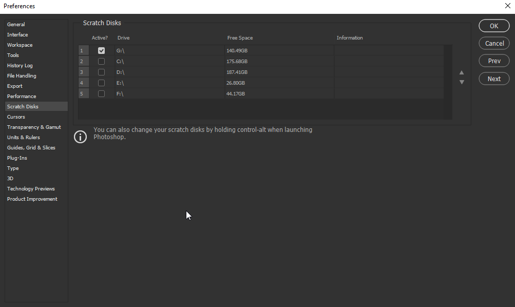 Scratch disks are full - Adobe Community - 11512332