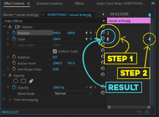 Keyframe [] Issue during Scale/Position (Screensh... - Adobe Community ...