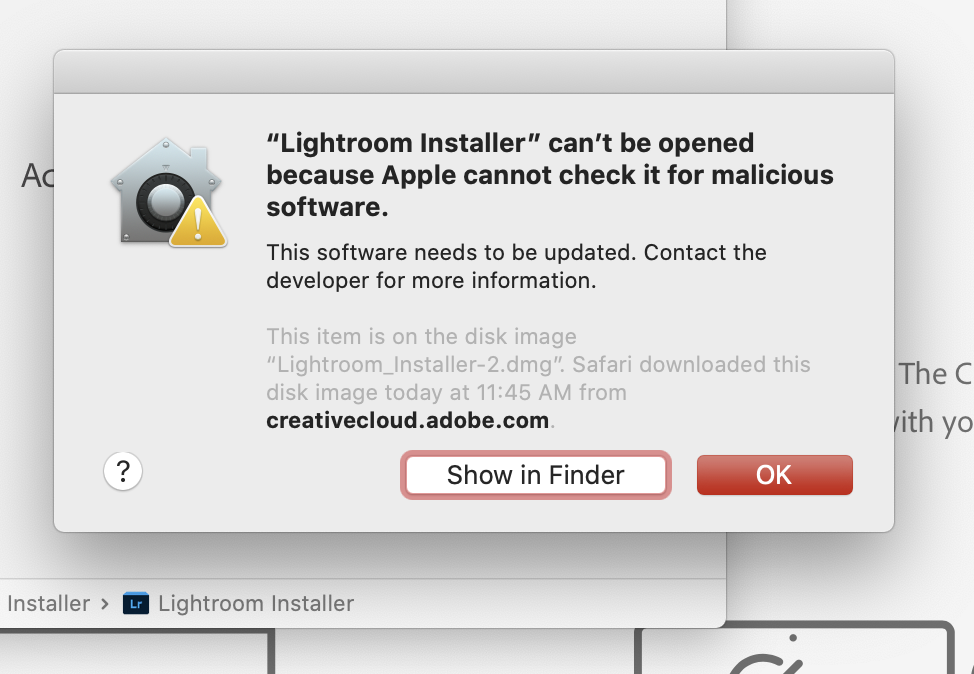 Solved: Downloading Lightroom - Adobe Product Community - 11514752