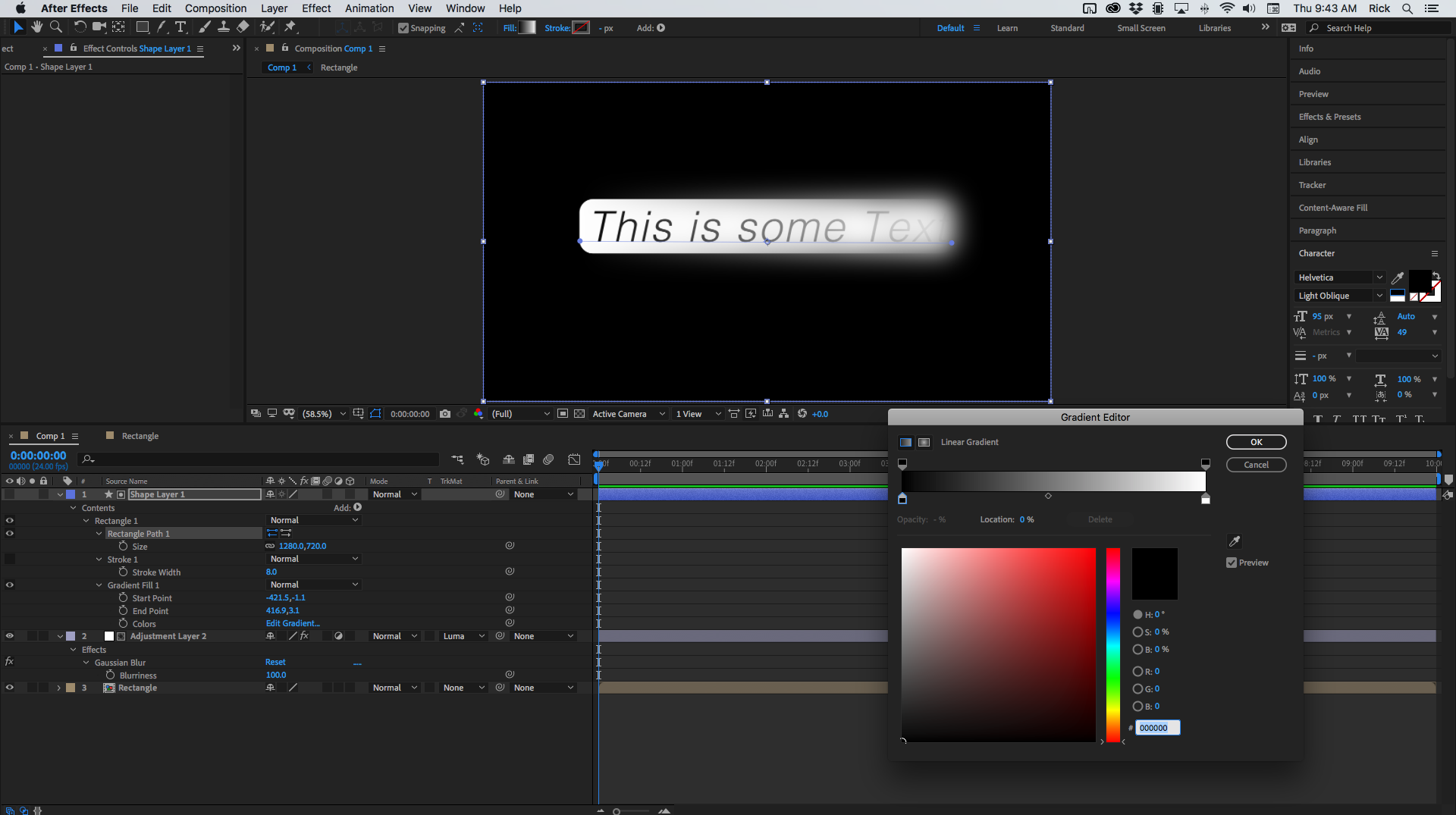 Solved: How to fade a blur from full blur to no blur acros... - Adobe ...