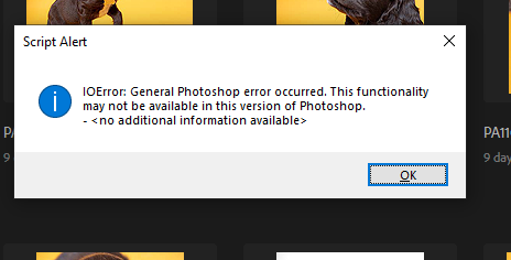 Error Exiting Photoshop 22.0 - Adobe Support Community - 11530564