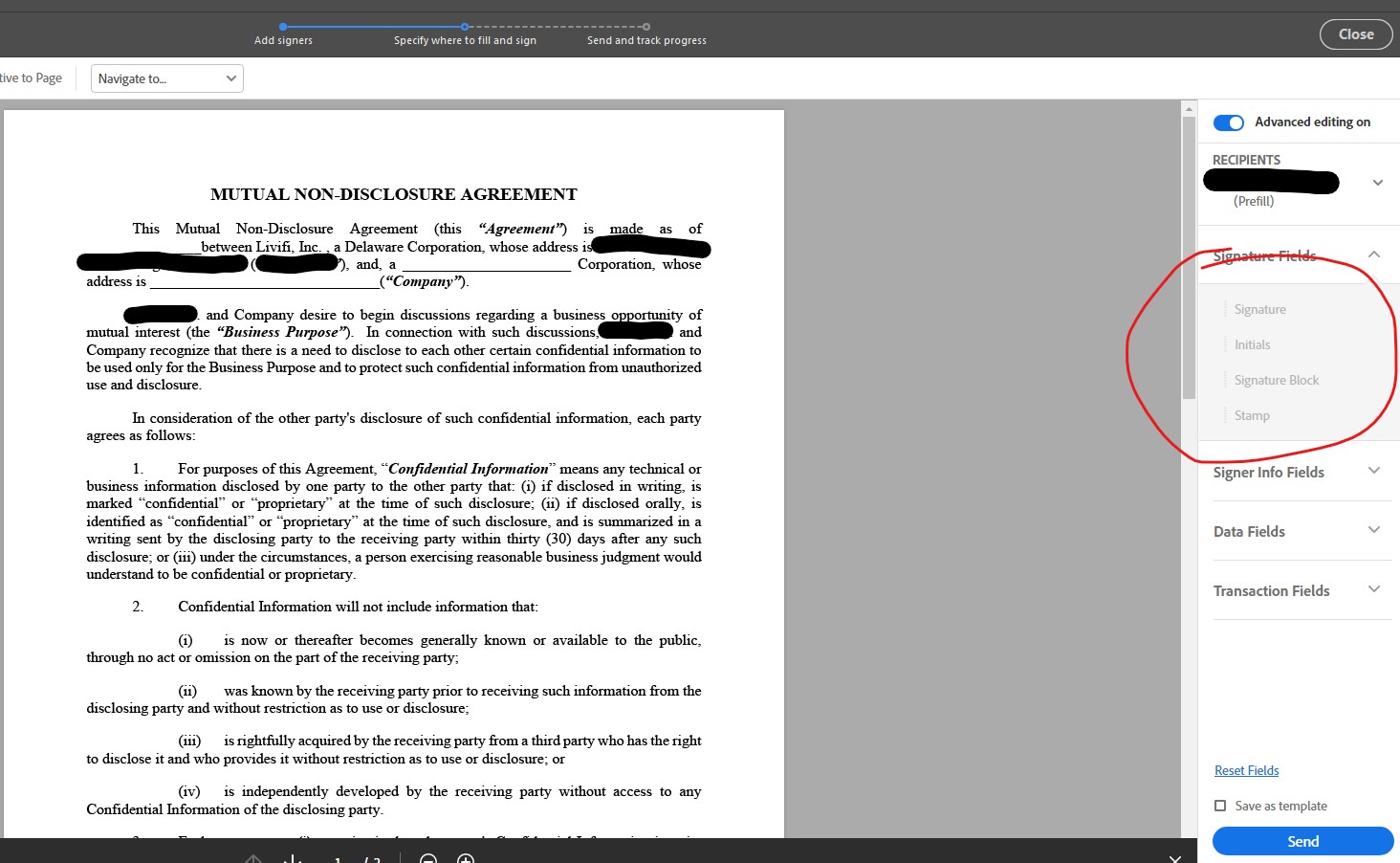 Adobe Sign fields created in Prepare form tool do ... - Adobe Community ...