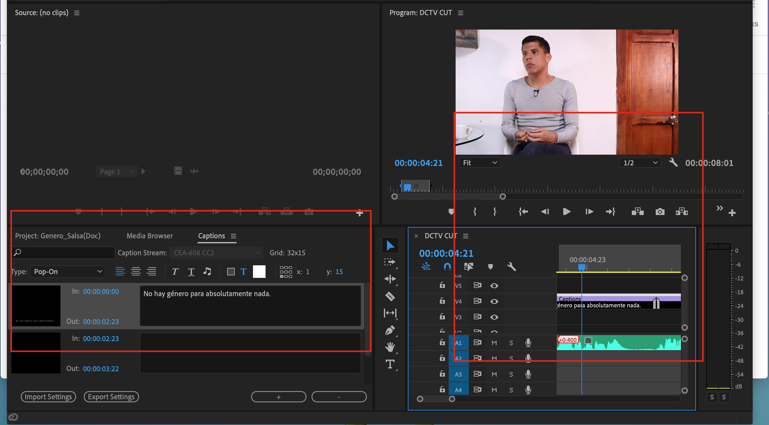 Solved Captions Not Showing And Cannot Edit Captions Adobe Community