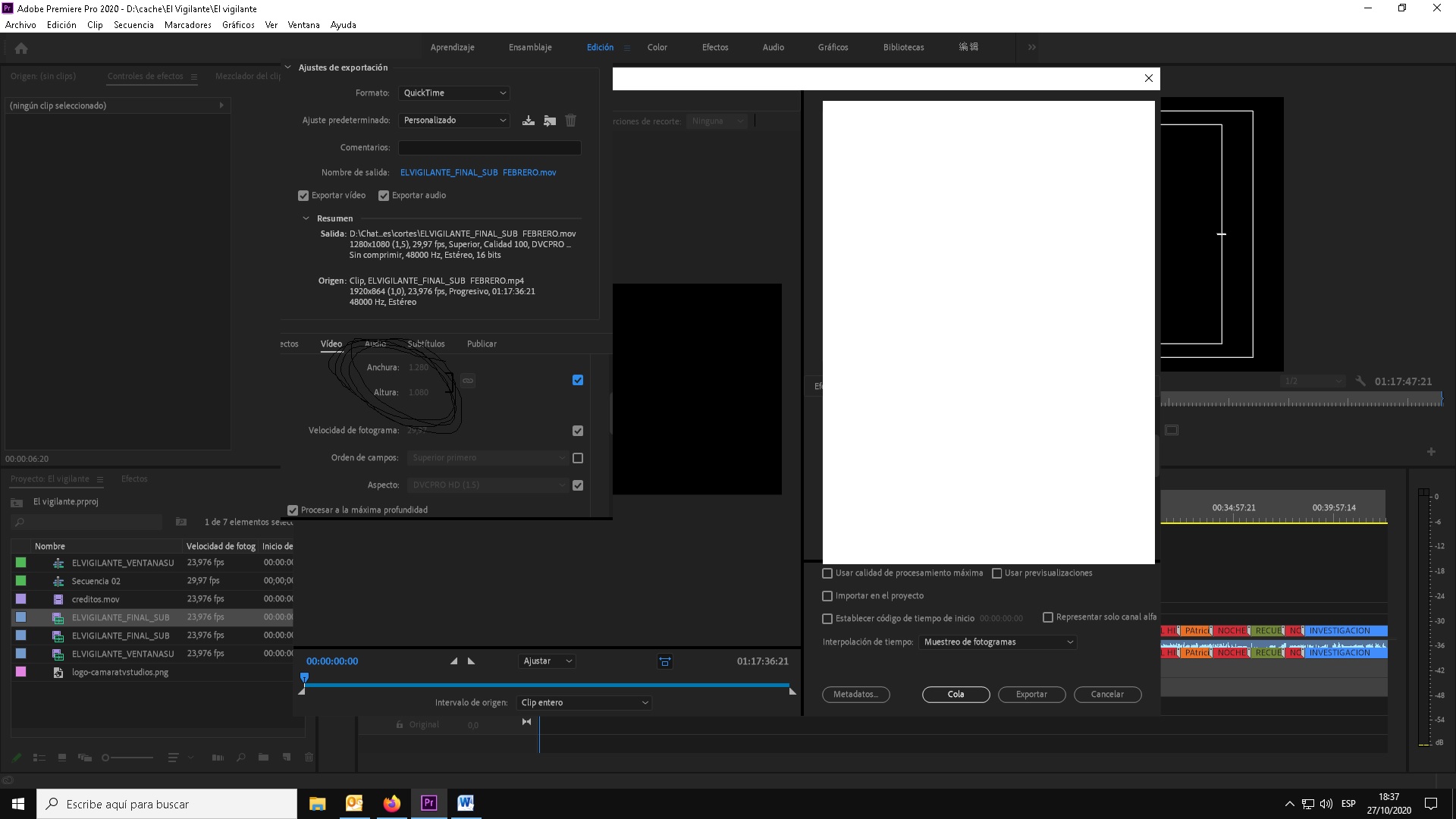 4k to DVCPRO HD 1080i60 - Adobe Product Community - 11546322