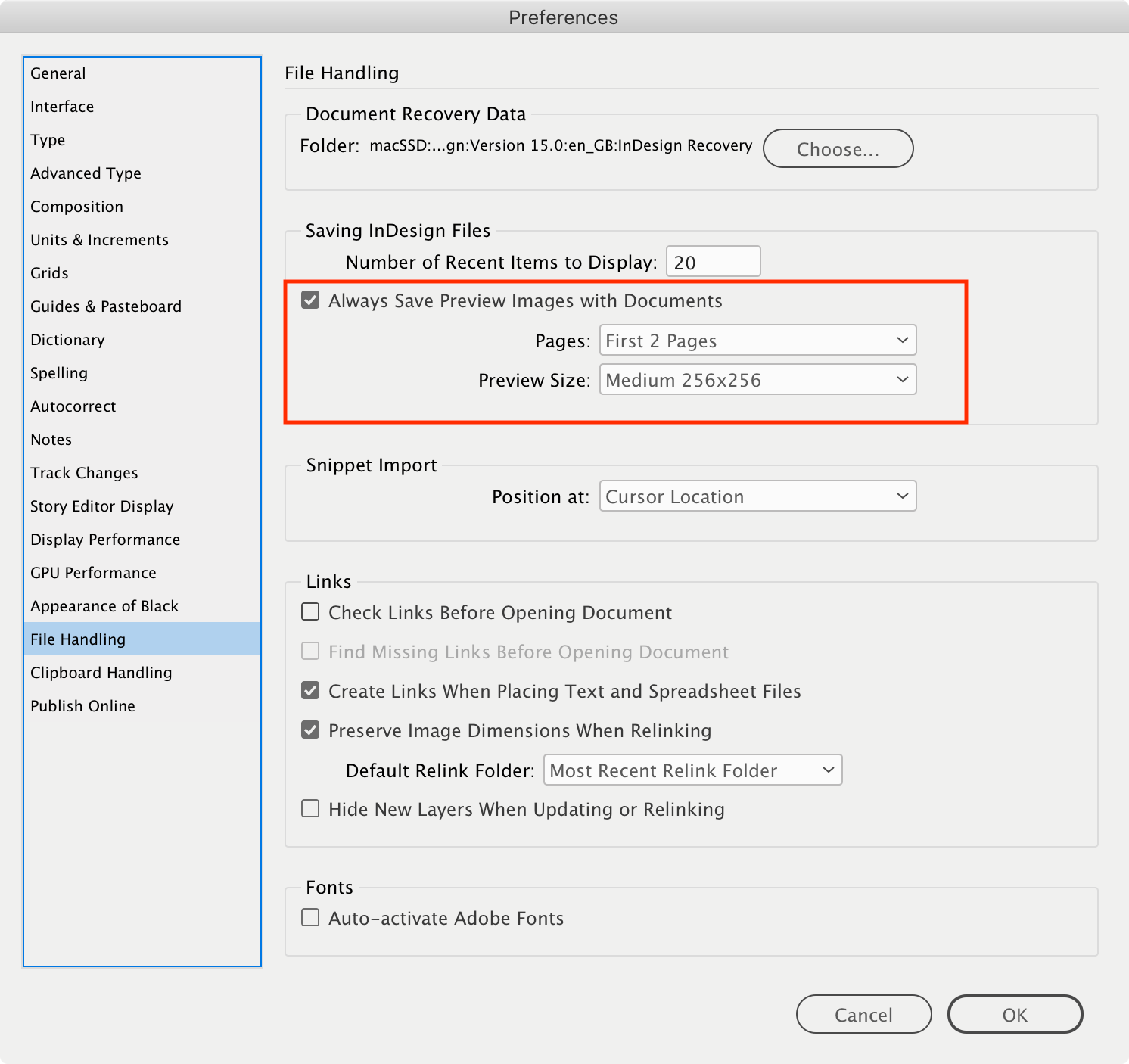 Solved: InDesign CC 2020 and 2021...recent file icons do n... - Adobe ...