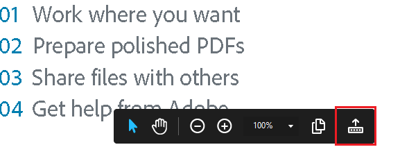 Disable Quick Actions & Page Controls floating Too... - Adobe Product ...