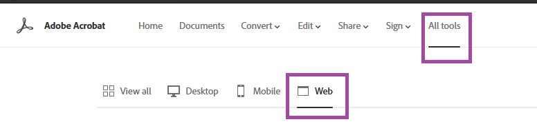 Edit PDF online with Acrobat Web. - Adobe Product Community - 11549333