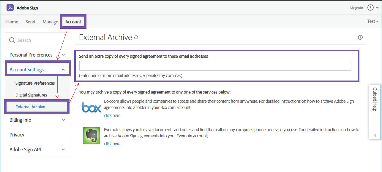 Send the signed document automatically to an exter... - Adobe Product ...
