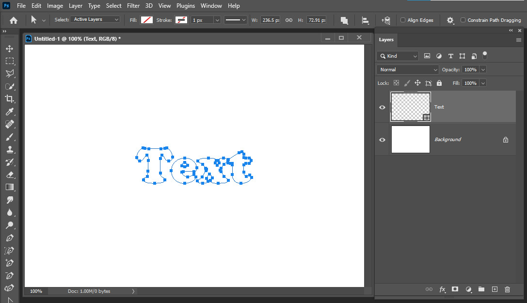 Text to shape adds a outline - Adobe Community - 11559384