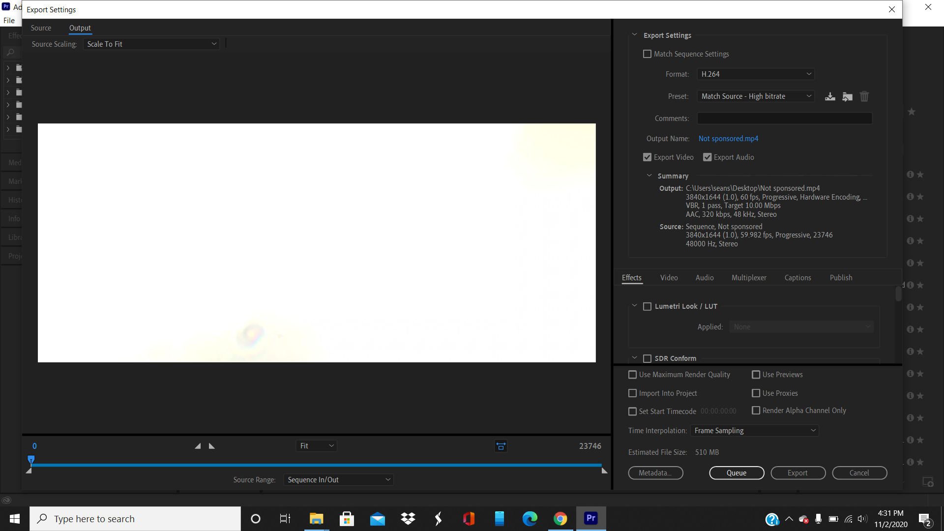 Adobe Premiere pro rendering - Adobe Product Community - 11561512