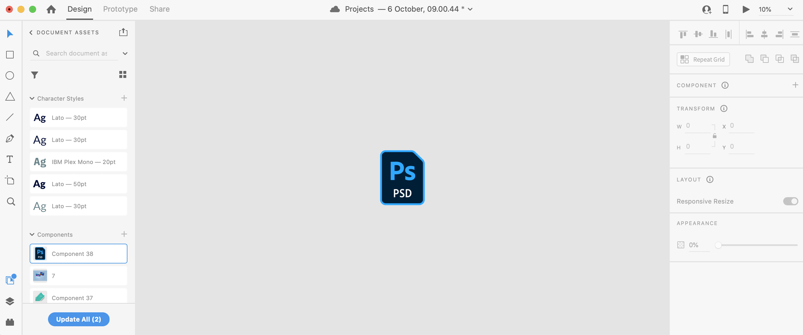 How to deal with psd mockups in XD library - Adobe Support Community - 11562029