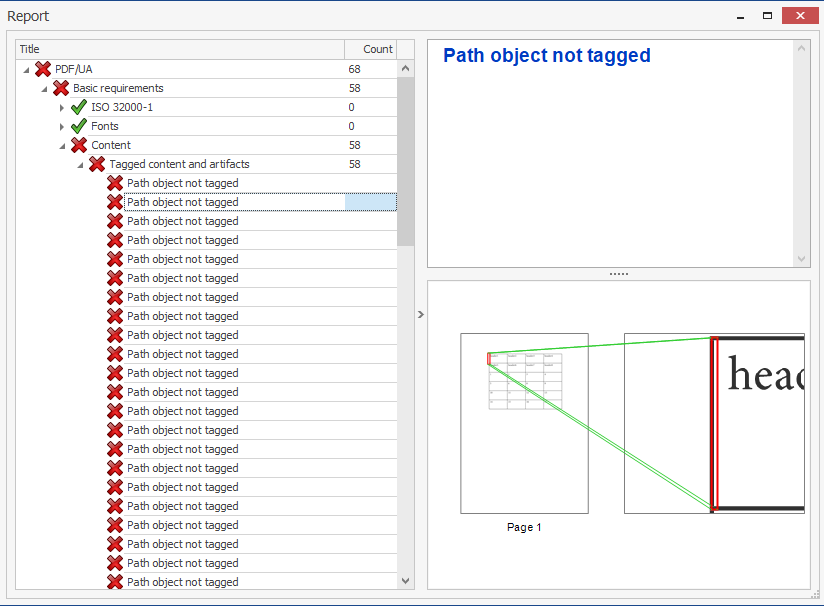 Artifact table cell lines to comply with the wcag ... - Adobe Product ...